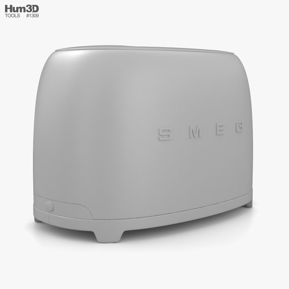 Smeg Two Slice Toaster 3D model - Download Home Appliances on 3DModels.org