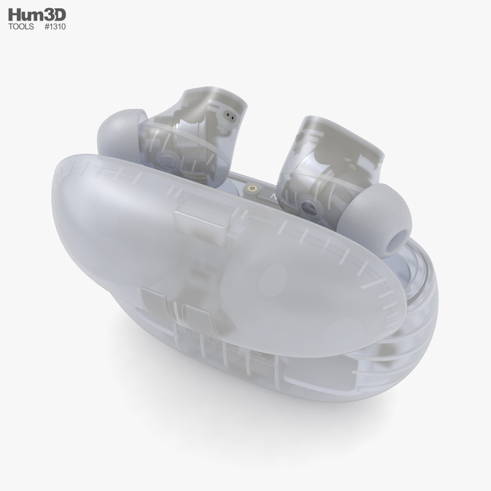 Beats Studio Buds Plus Transparent 3D model - Download Audio Devices on ...