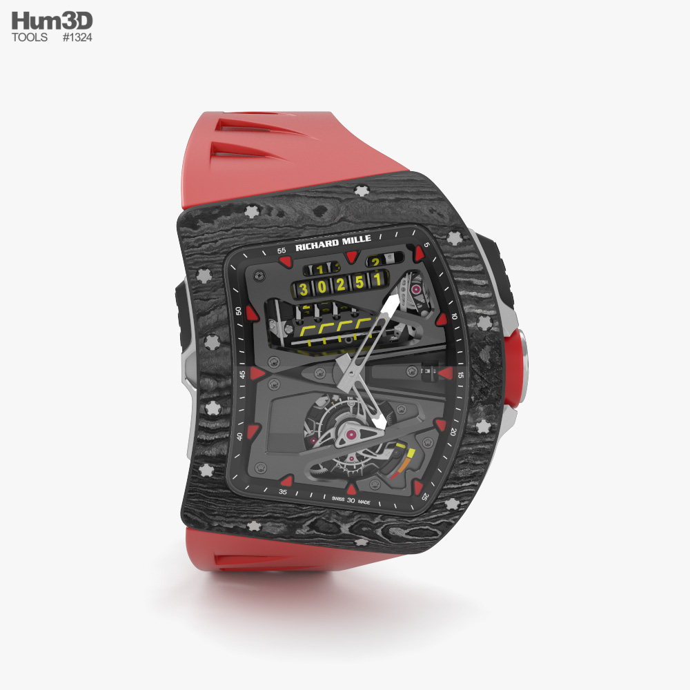 Richard Mille RM 70 01 Tourbillon Alain Prost Cycling 3D model ...