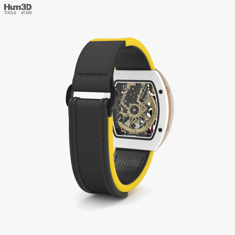 Richard Mille RM 88 Automatic Tourbillon Smiley 3D model - Download ...