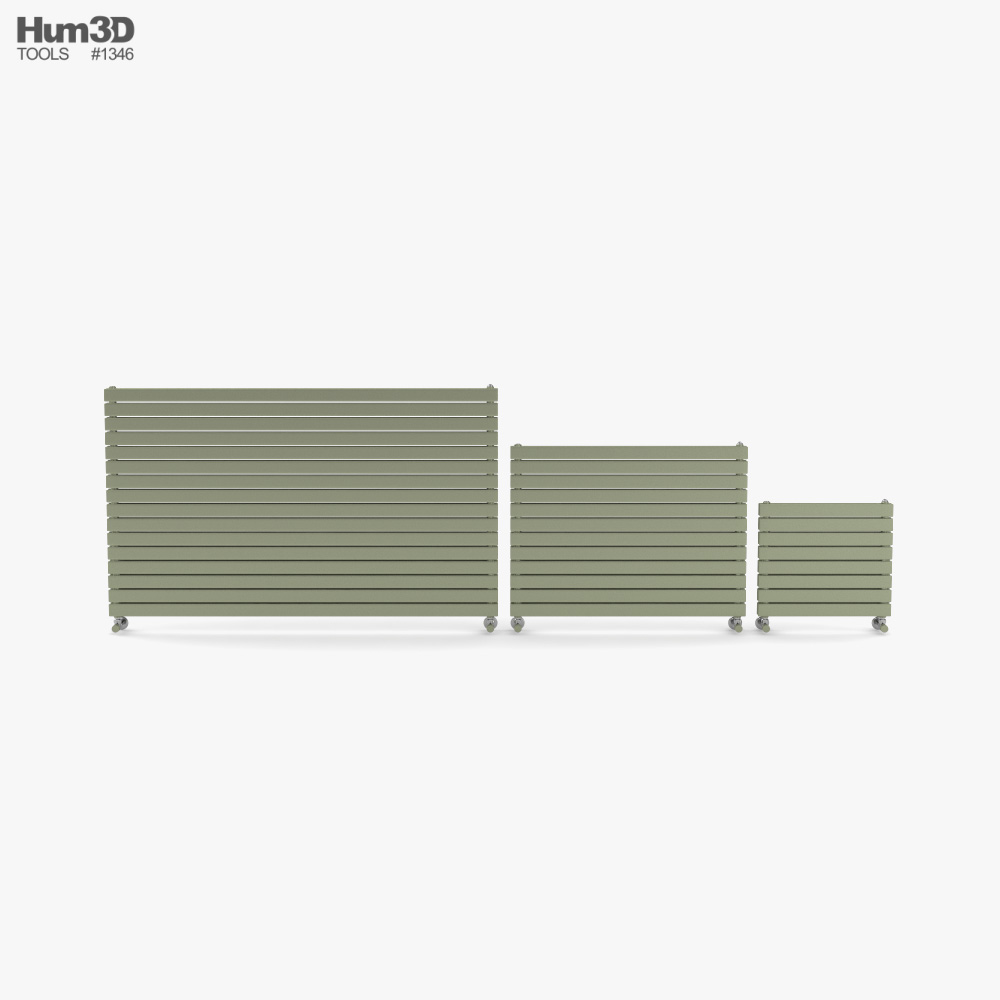 Piano Horizontal Radiator 3D model - Download Building components on ...