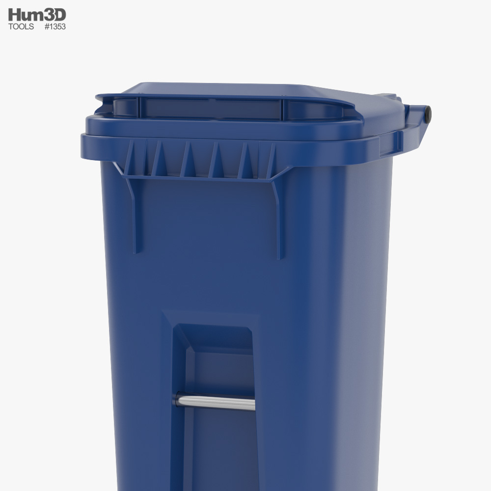 Rehrig Roll Out Cart 35 Gallon 3D model - Download Street elements on ...