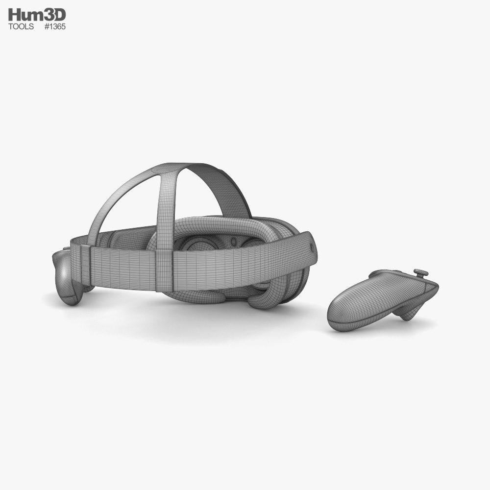 Meta Quest 3 3D model - Download Electronic Accessories on 3DModels.org