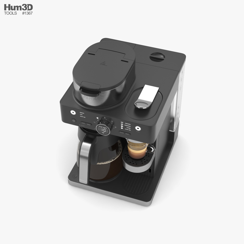 Ninja Espresso 커피 머신 3D 모델 - 다운로드 가전 제품 on 3DModels.org
