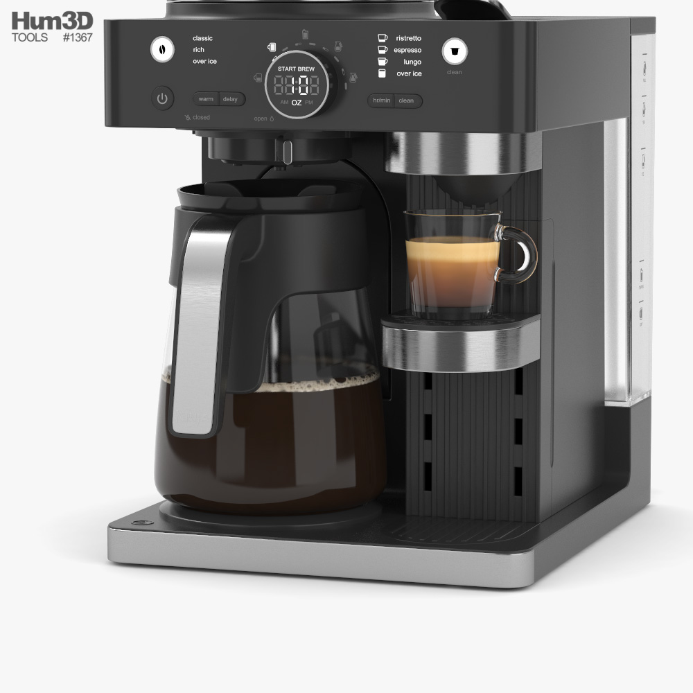 Ninja Espresso 커피 머신 3D 모델 - 다운로드 가전 제품 on 3DModels.org