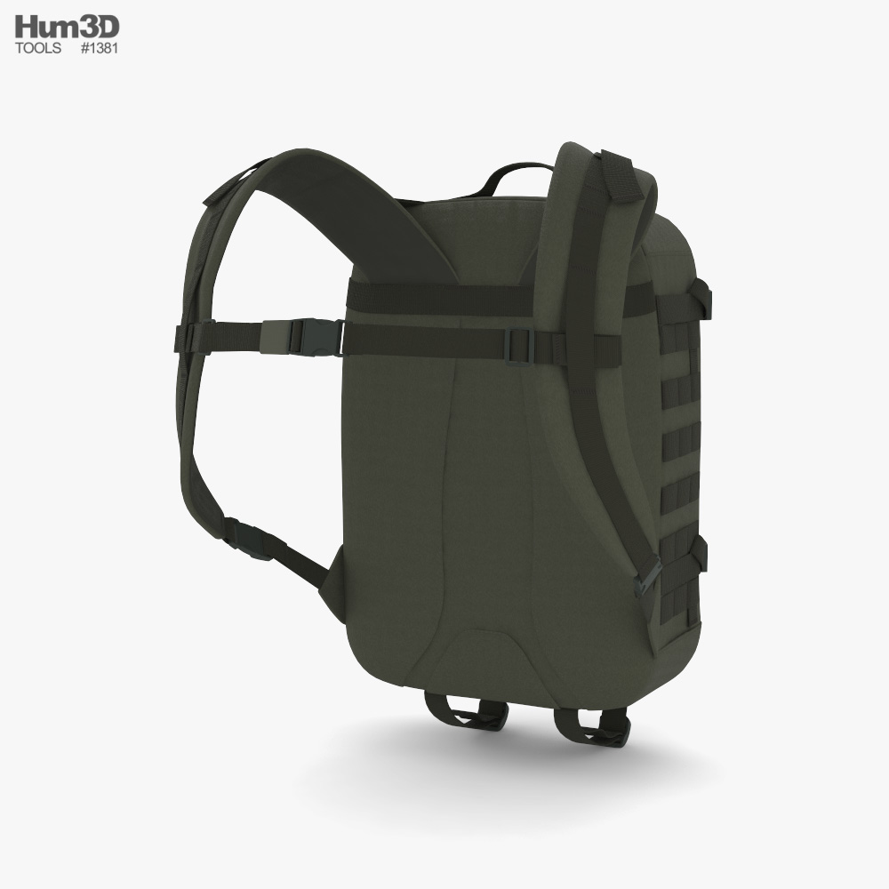 Ukrainian Military Backpack 3D model - Download Bags on 3DModels.org
