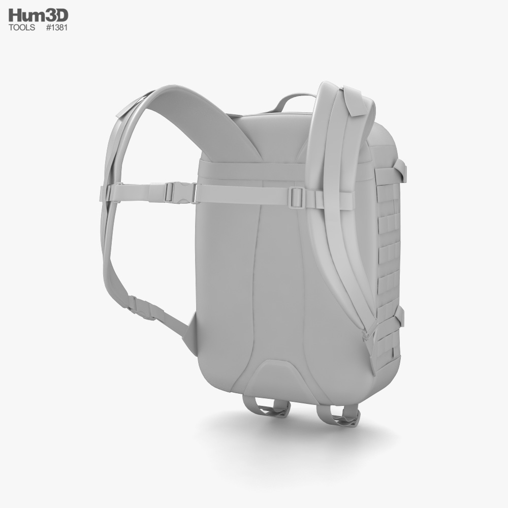 Ukrainian Military Backpack 3D model - Download Bags on 3DModels.org