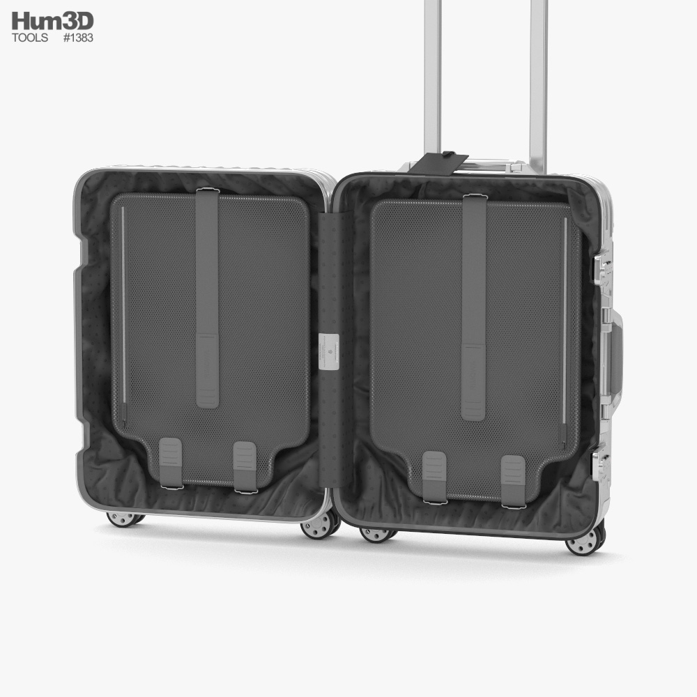Rimowa Original Cabin Suitcase 3D model - Download Bags on 3DModels.org