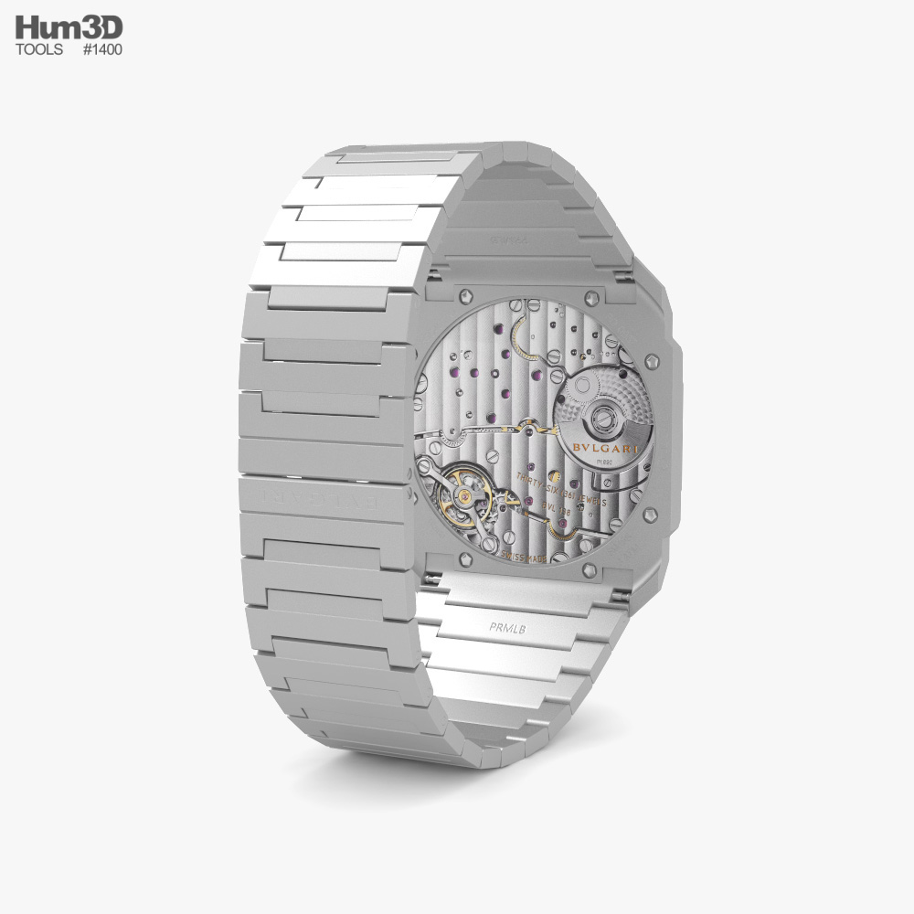 Bulgari Octo Finissimo 3D model - Download Watches on 3DModels.org