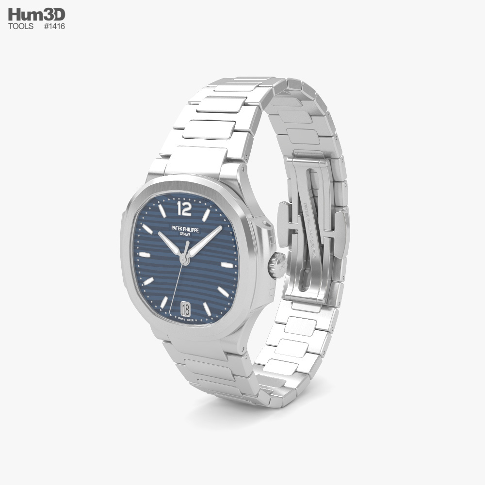 Patek Philippe Nautilus 3D model - Download Watches on 3DModels.org