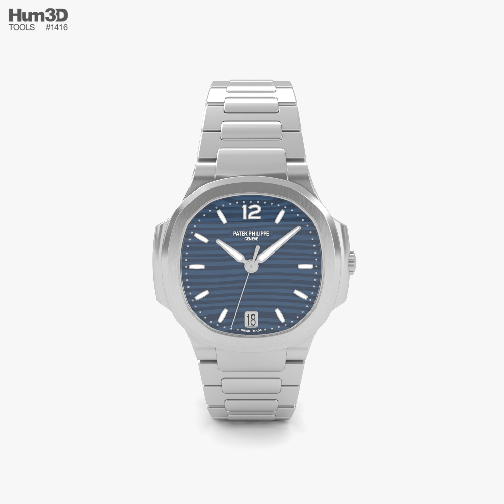 Patek Philippe Nautilus 3D model - Download Watches on 3DModels.org