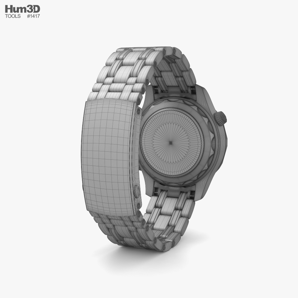 Omega Seamaster Diver 300M 3D model - Download Watches on 3DModels.org