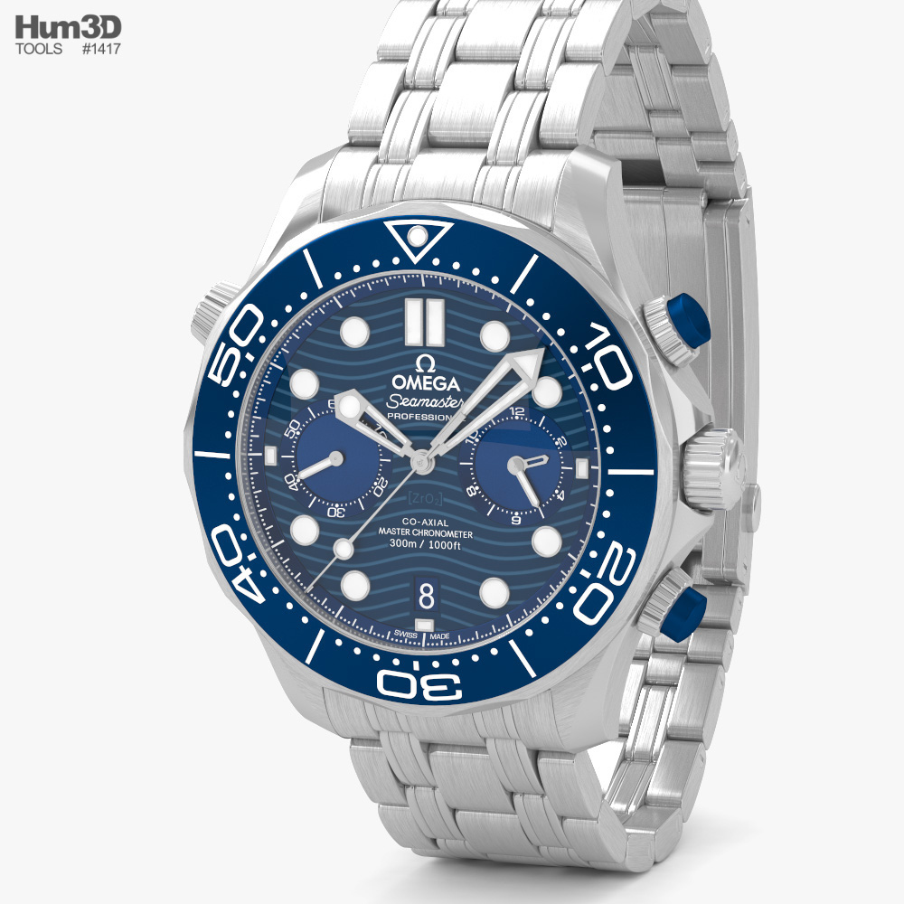 Omega Seamaster Diver 300M Modelo 3D - Descargar Relojes activado ...