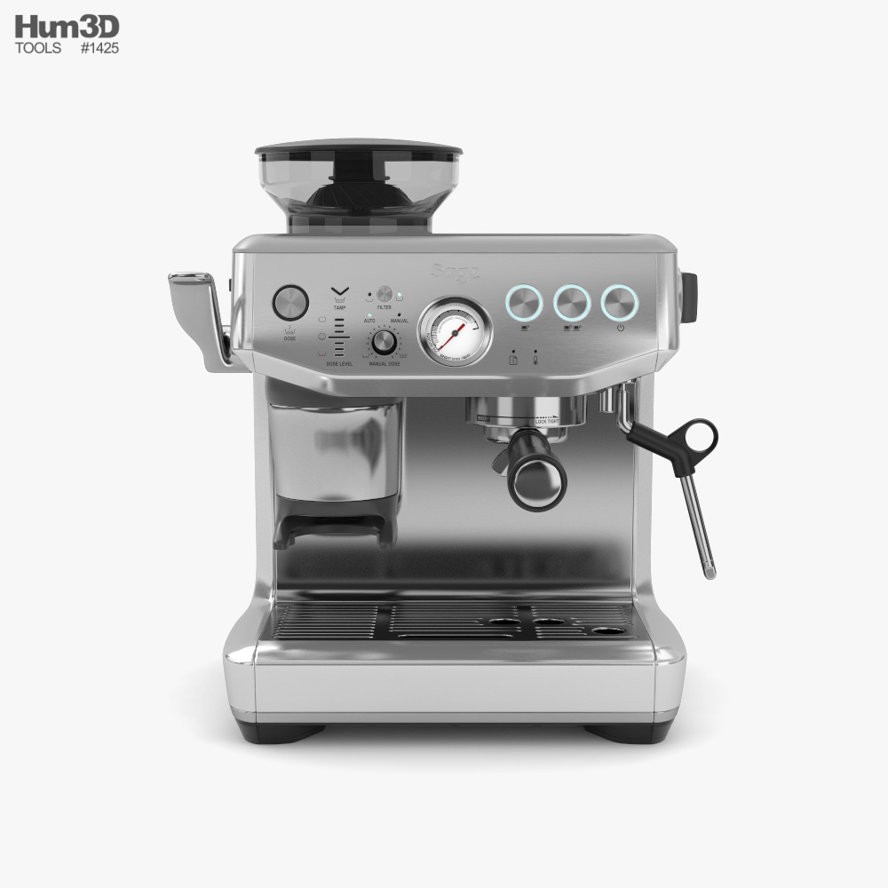 Sage Barista Express Impress 커피 머신 3D 모델 - 다운로드 가전 제품 on 3DModels.org