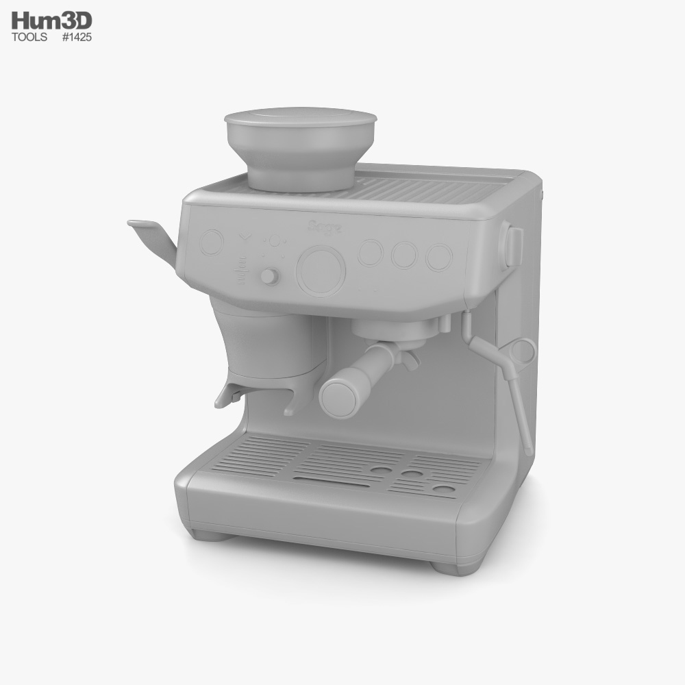 Sage Barista Express Impress 커피 머신 3D 모델 - 다운로드 가전 제품 on 3DModels.org