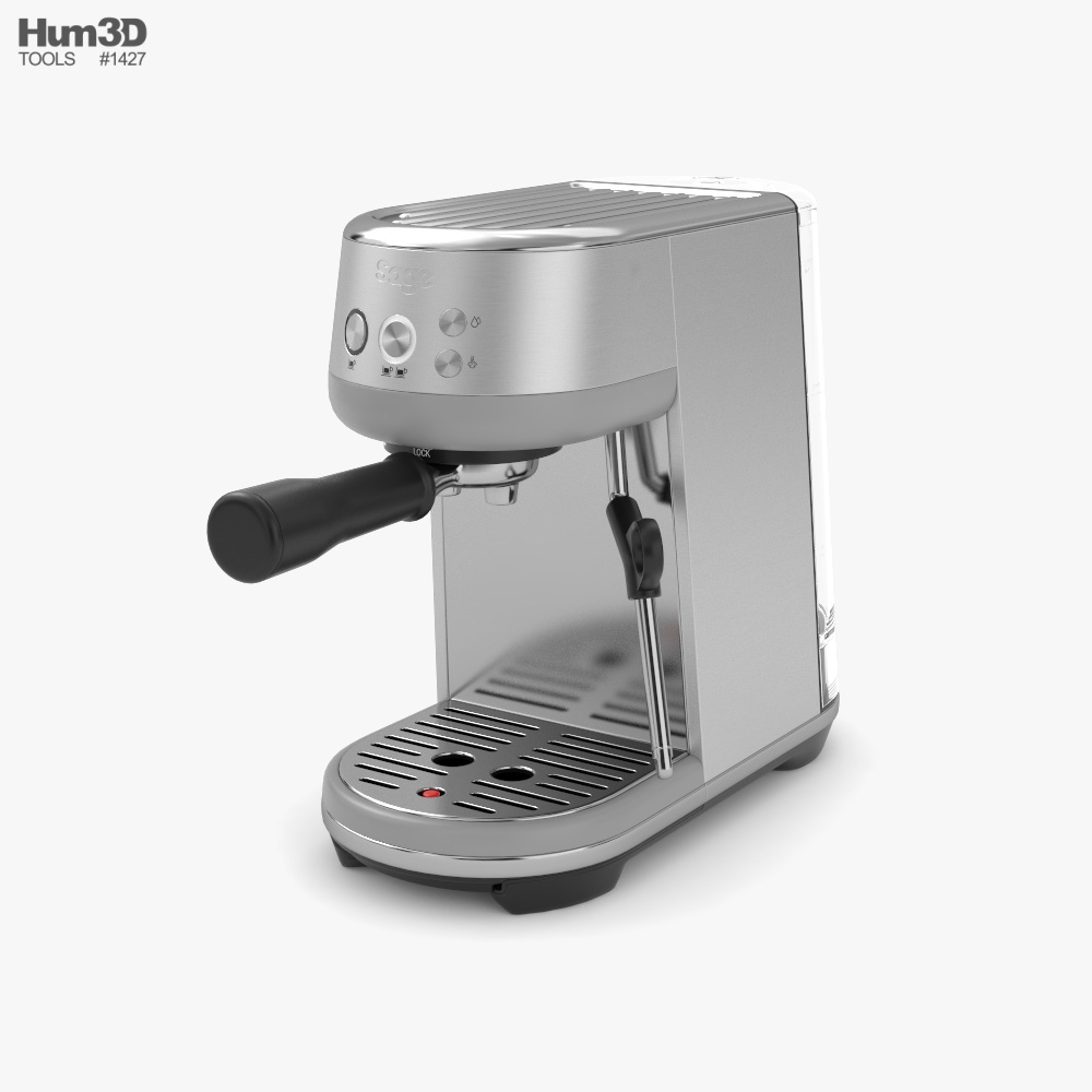 Sage Bambino Coffee Machine 3D model - Download Home Appliances on ...
