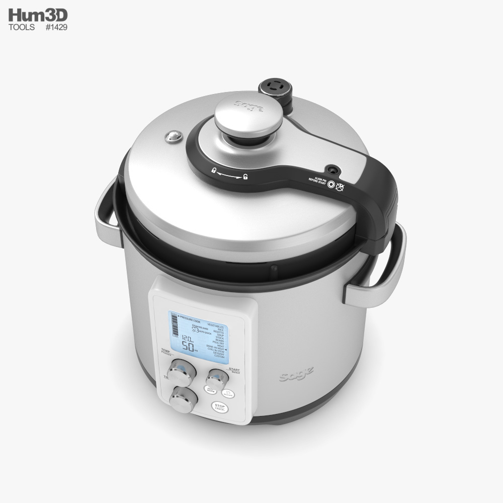 Sage Fast Slow Pro Multi Cooker 3D model - Download Home Appliances on ...