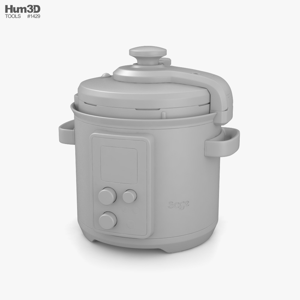 Sage Fast Slow Pro Multi Cooker 3D model - Download Home Appliances on ...