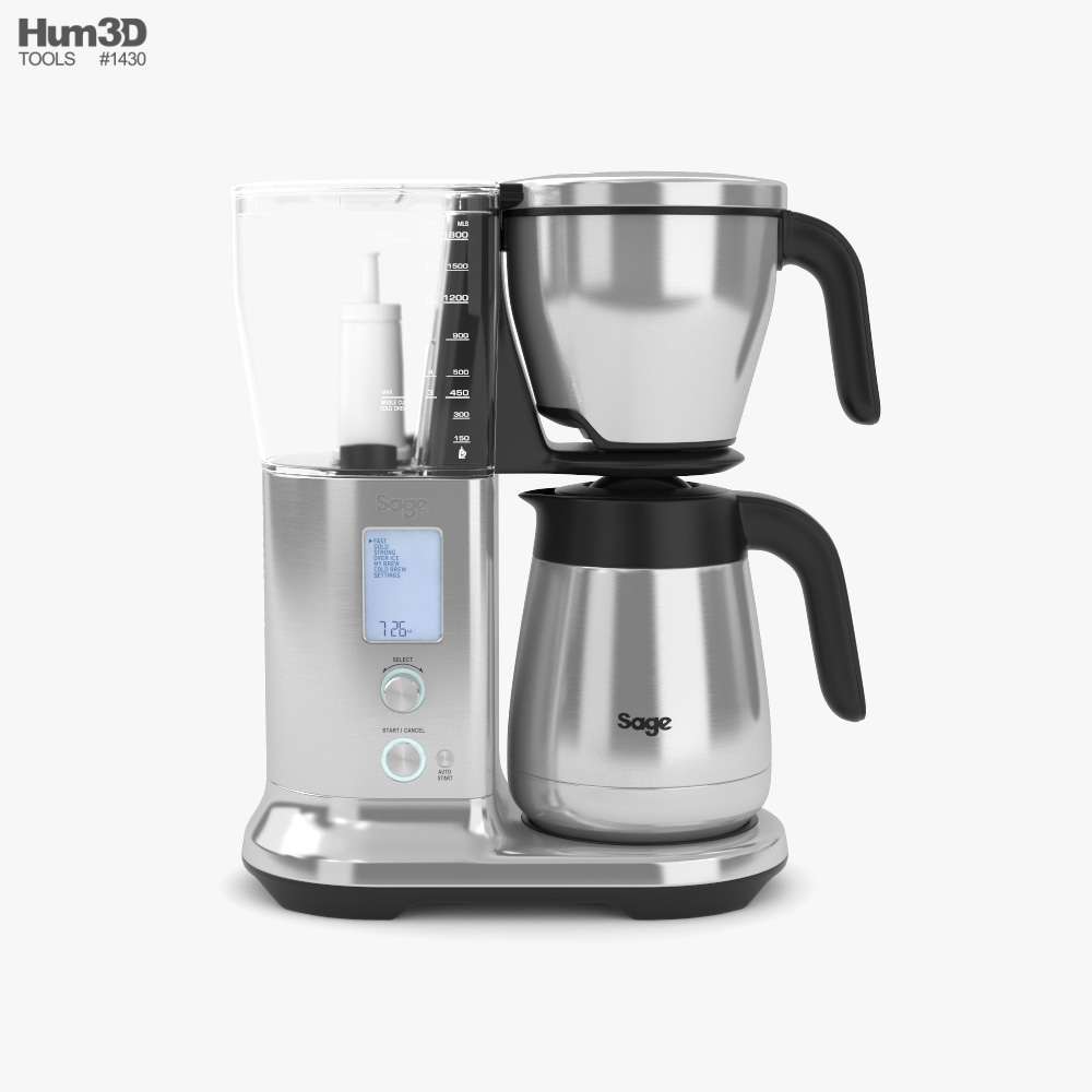 Sage Precision Brewer Thermal Coffee Machine 3D model - Download Home ...
