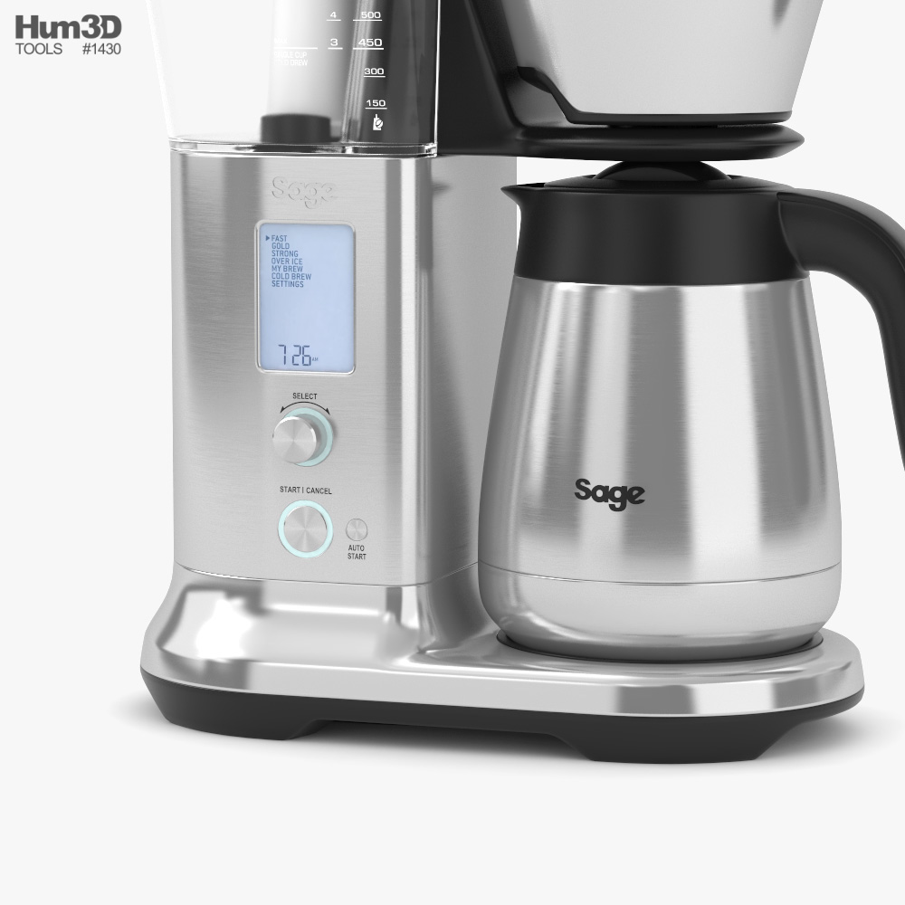 Sage Precision Brewer Thermal Coffee Machine 3D model - Download Home ...
