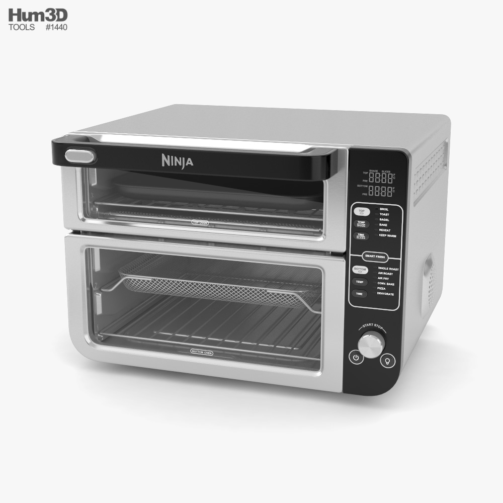 Ninja Double Owen 3D model - Download Home Appliances on 3DModels.org