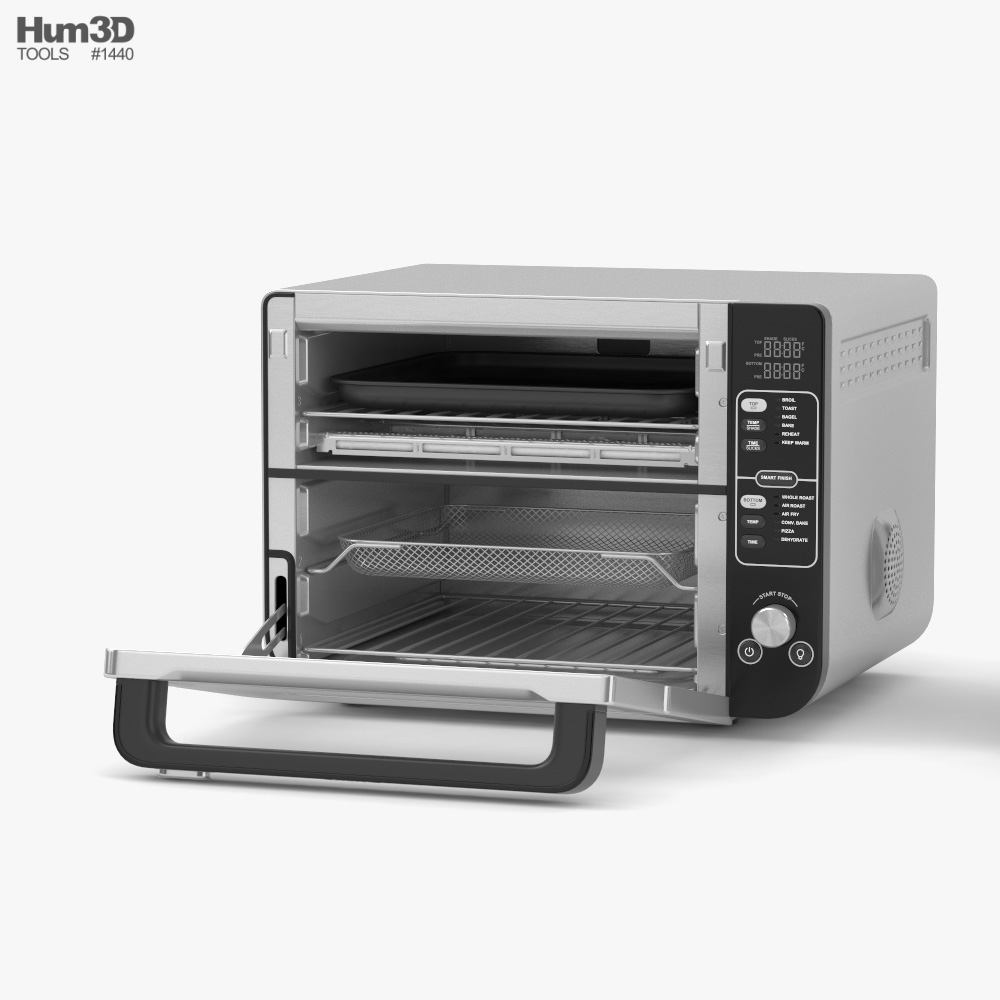 Ninja Double Owen 3D model - Download Home Appliances on 3DModels.org
