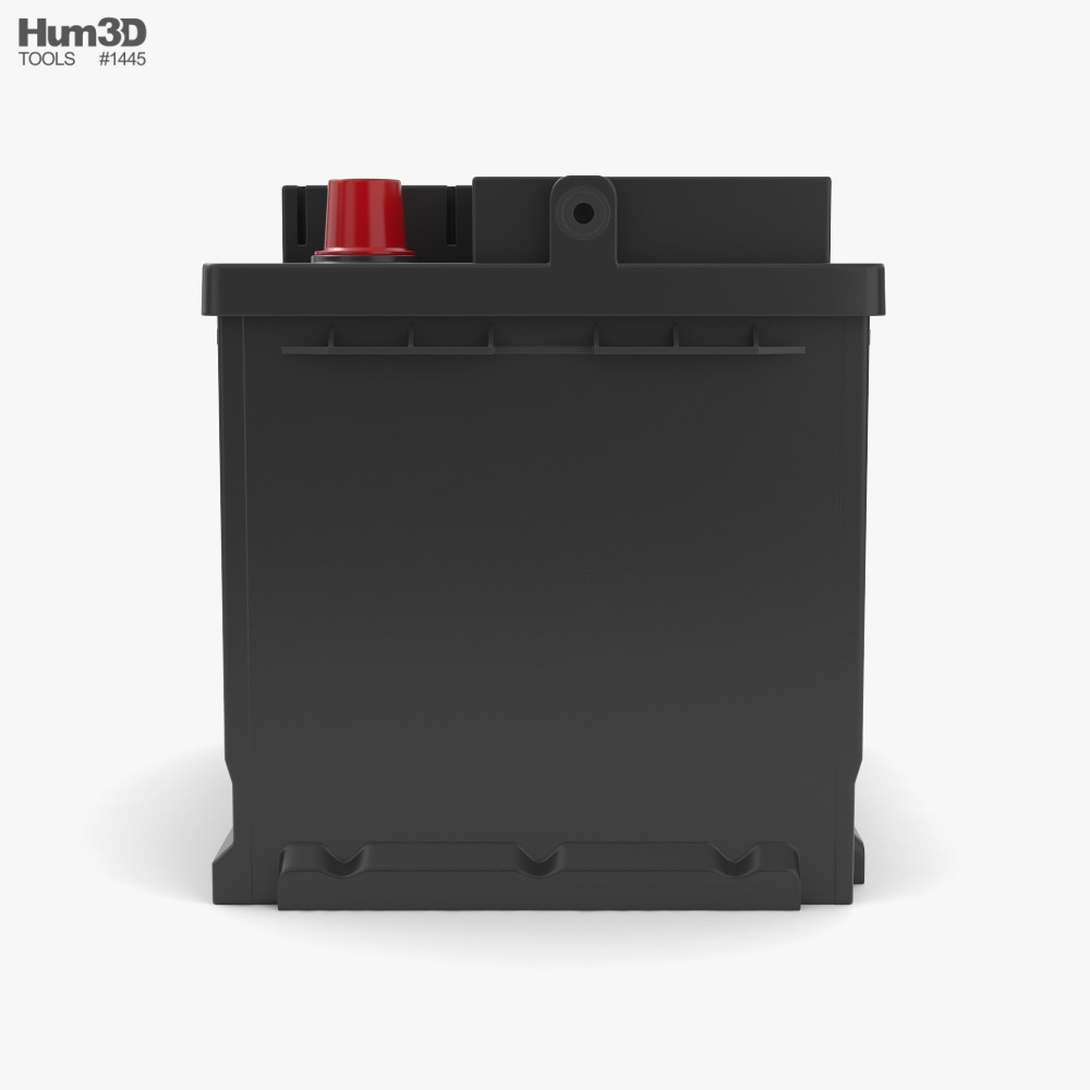 Century DIN53LH AGM Car Battery 3D model - Download Vehicle equipment ...