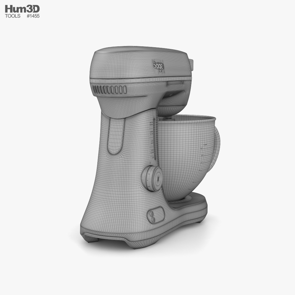 Sage Bakery Boss Stand Mixer with Glass Bowl 3D model - Download Home ...