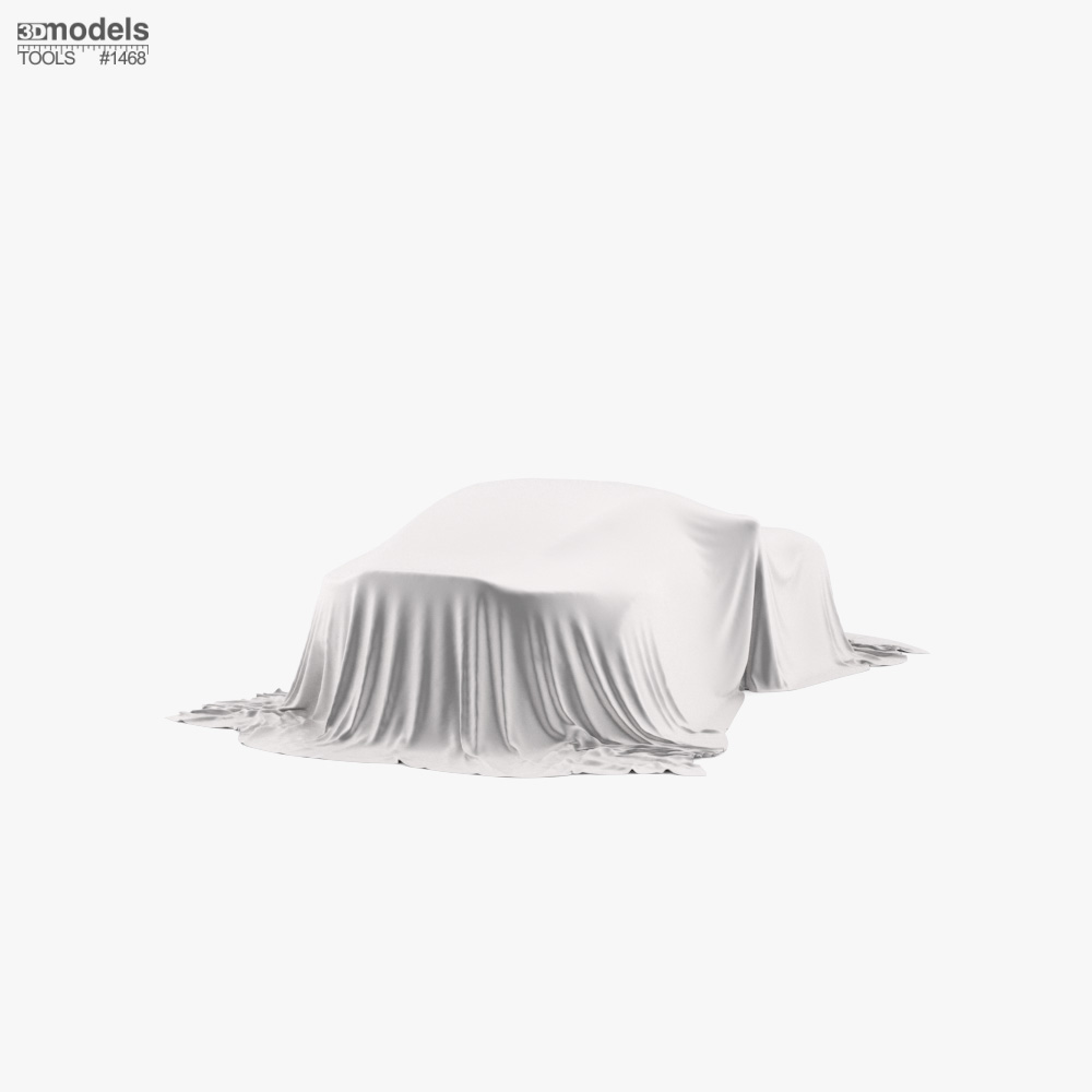 Car Cover Gray Coupe 3D model - Download Sports car on 3DModels.org