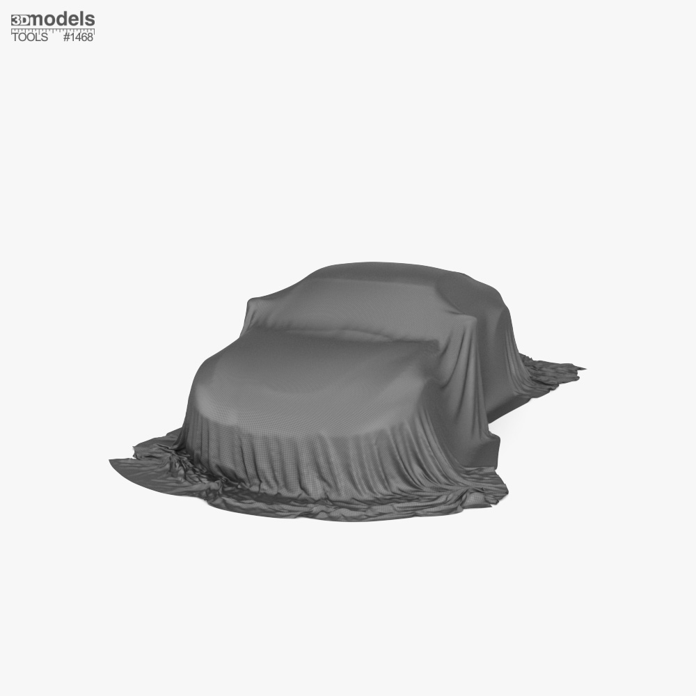 Car Cover Gray Coupe 3D model - Download Sports car on 3DModels.org