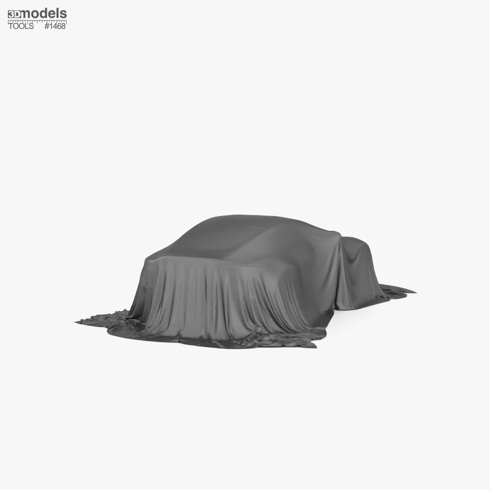 Car Cover Gray Coupe 3D model - Download Sports car on 3DModels.org