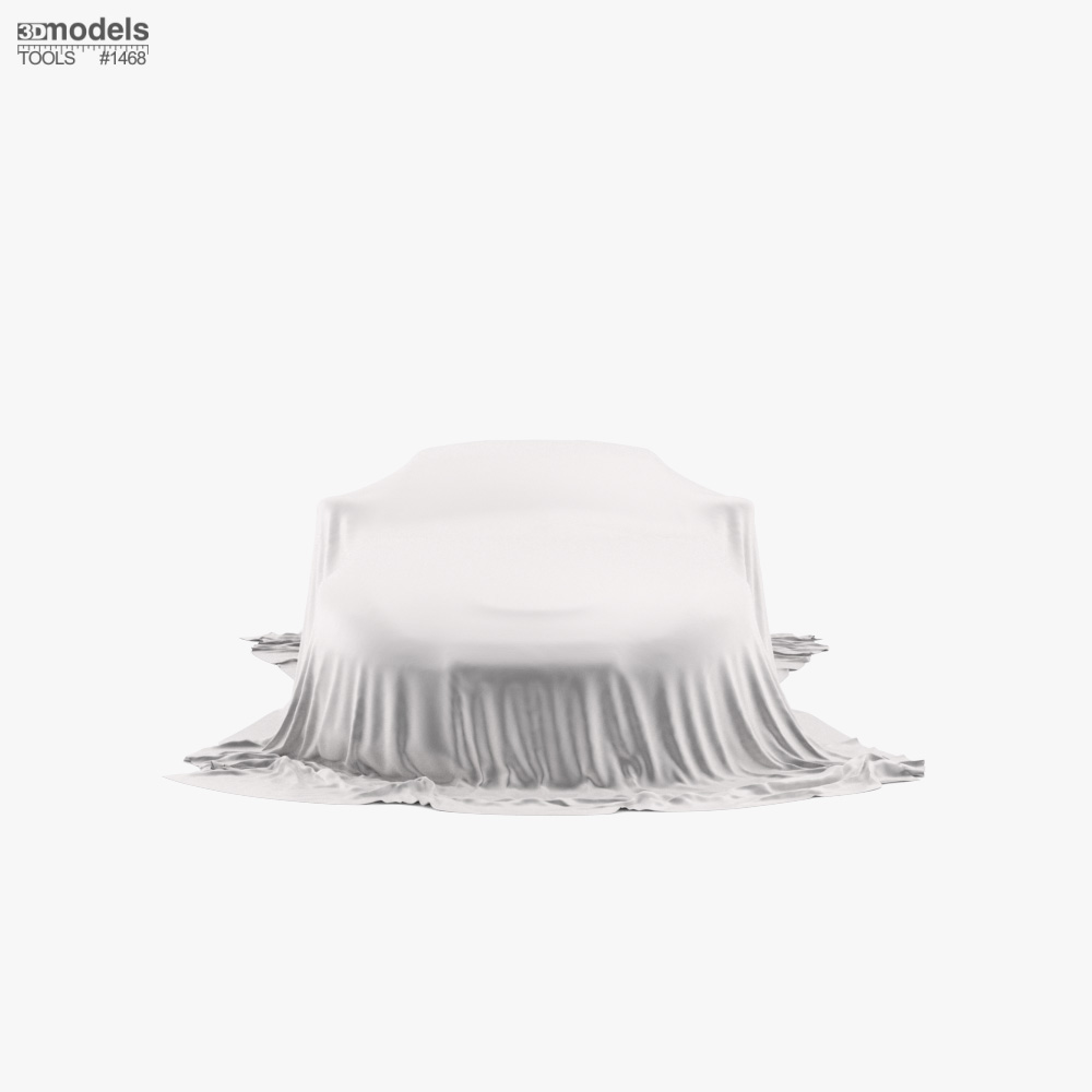 Car Cover Gray Coupe 3D model - Download Sports car on 3DModels.org