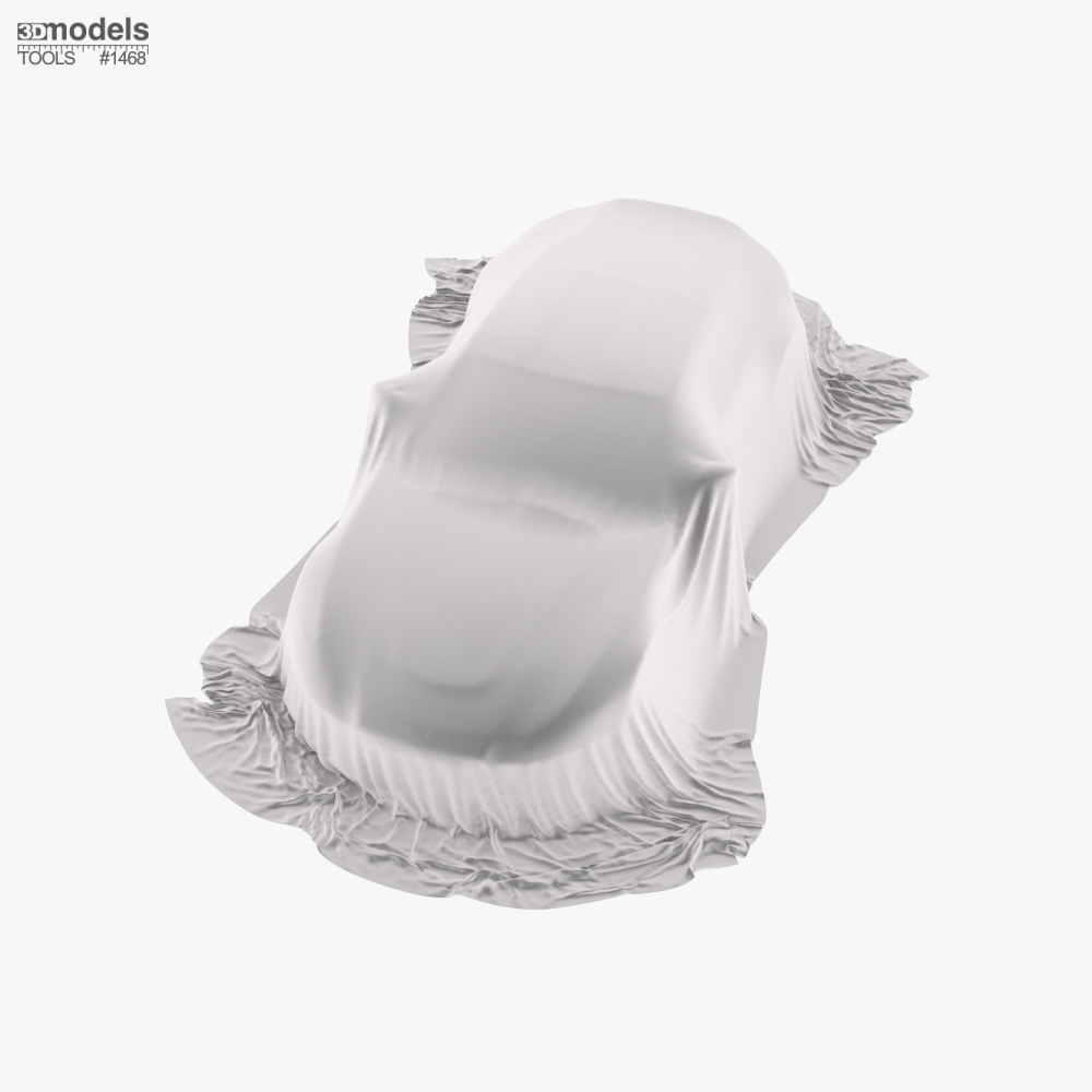 Car Cover Gray Coupe 3D model - Download Sports car on 3DModels.org