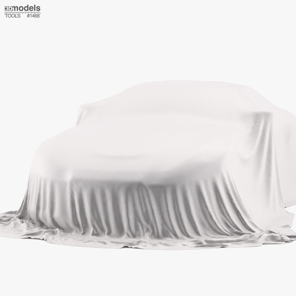 Car Cover Gray Coupe 3D model - Download Sports car on 3DModels.org