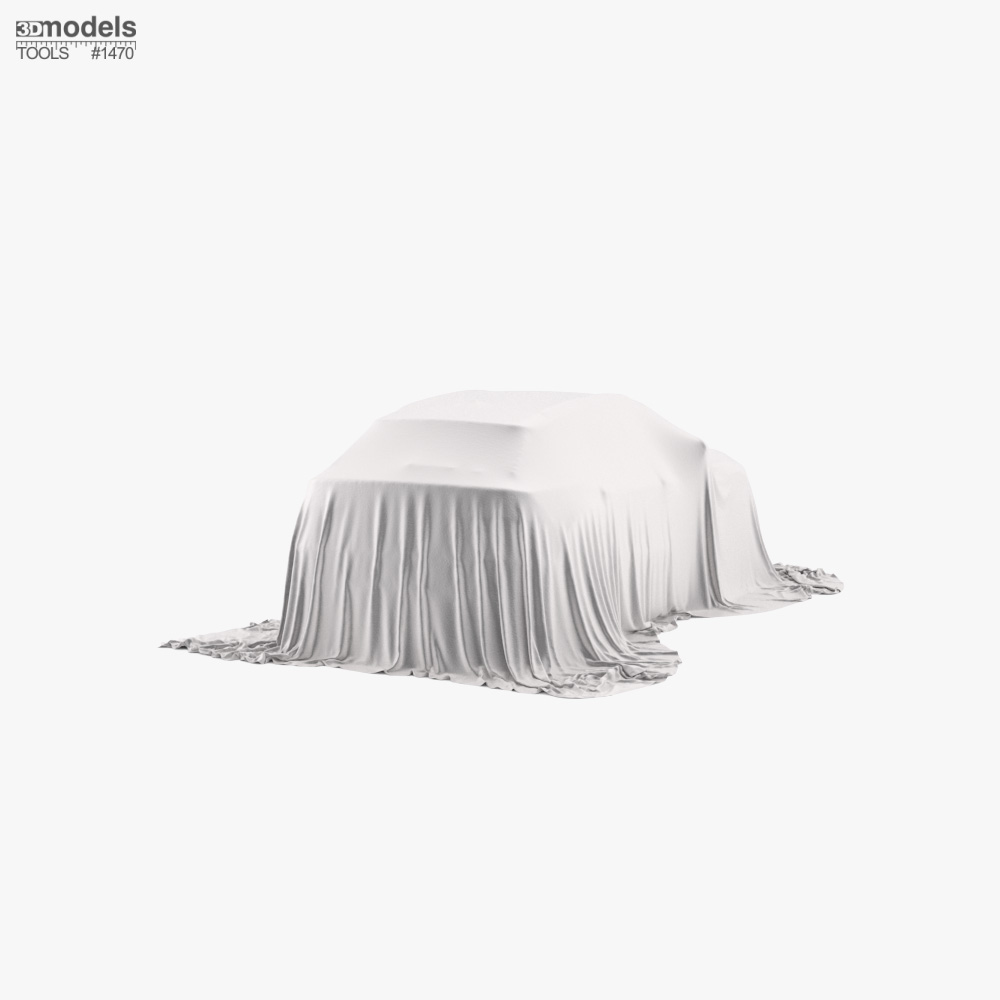 Car Cover Gray Big Suv 3D model - Download Crossover SUV on 3DModels.org