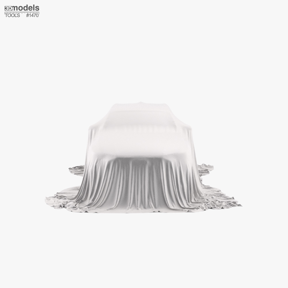 Car Cover Gray Big Suv 3D model - Download Crossover SUV on 3DModels.org
