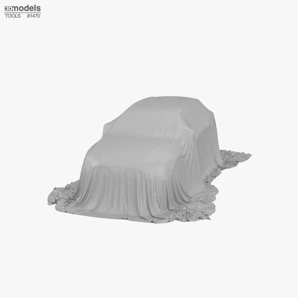 Car Cover Gray Big Suv 3D model - Download Crossover SUV on 3DModels.org