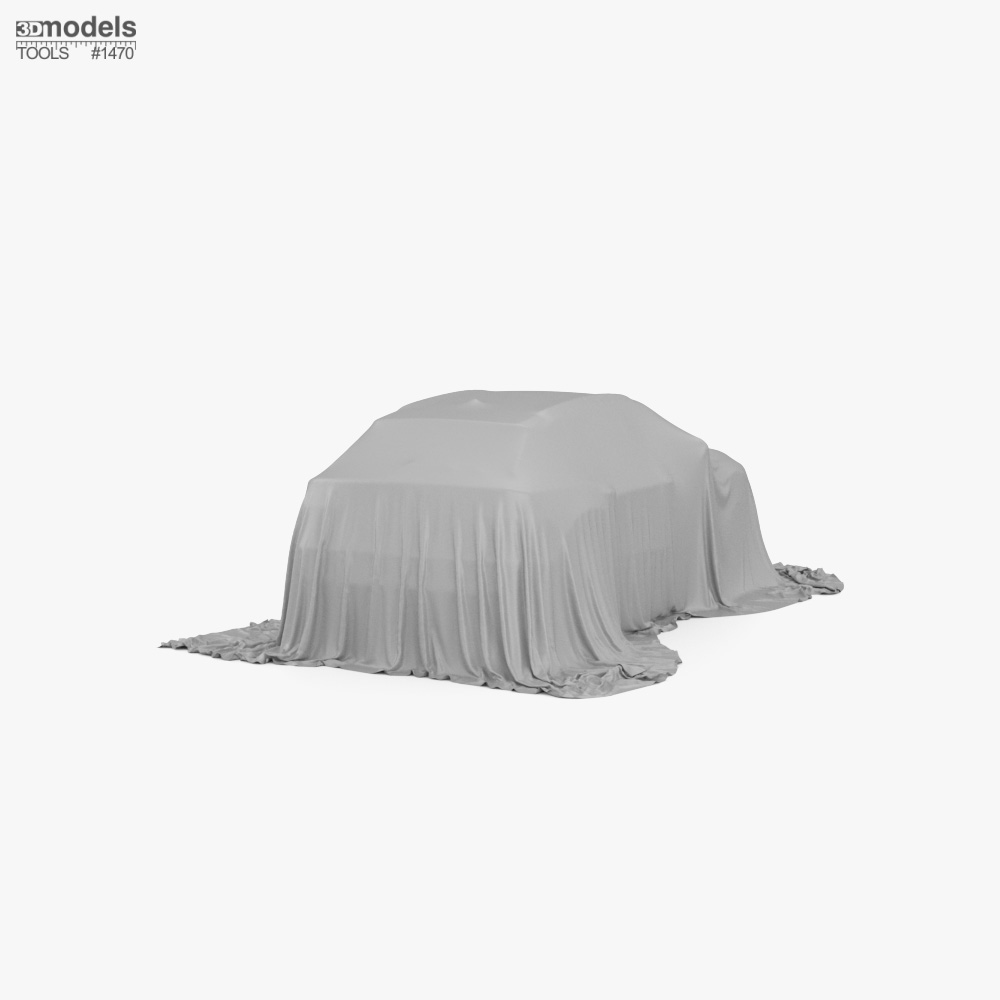 Car Cover Gray Big Suv 3D model - Download Crossover SUV on 3DModels.org