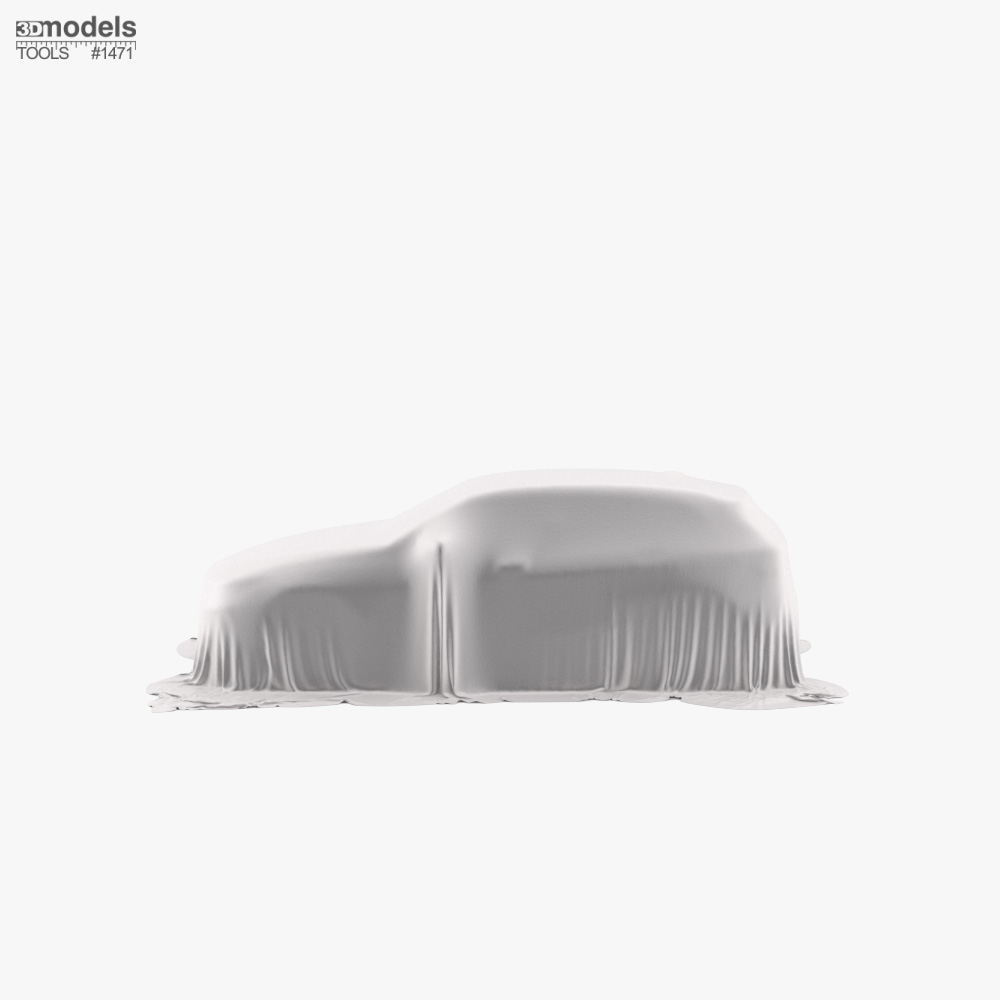 Car Cover Gray Hatchback 3D model - Download Hatchback on 3DModels.org