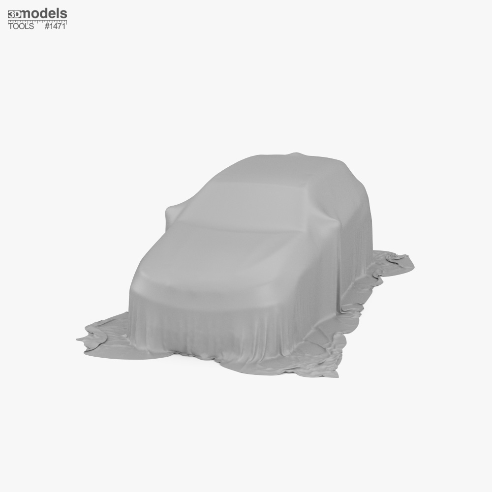 Car Cover Gray Hatchback 3D model - Download Hatchback on 3DModels.org