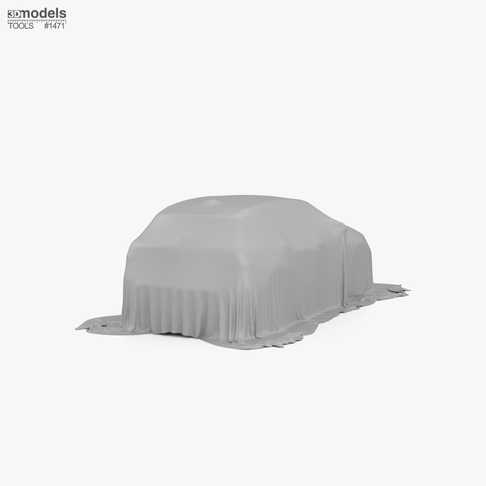 Car Cover Gray Hatchback 3D model - Download Hatchback on 3DModels.org