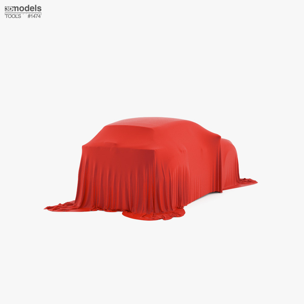 Car Cover Red Mini Suv 3D model - Download Vehicle equipment on ...