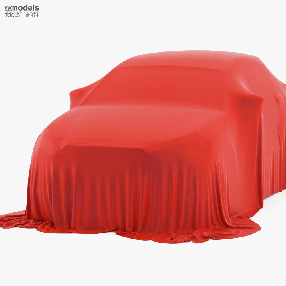 Car Cover Red Mini Suv 3D model - Download Vehicle equipment on ...