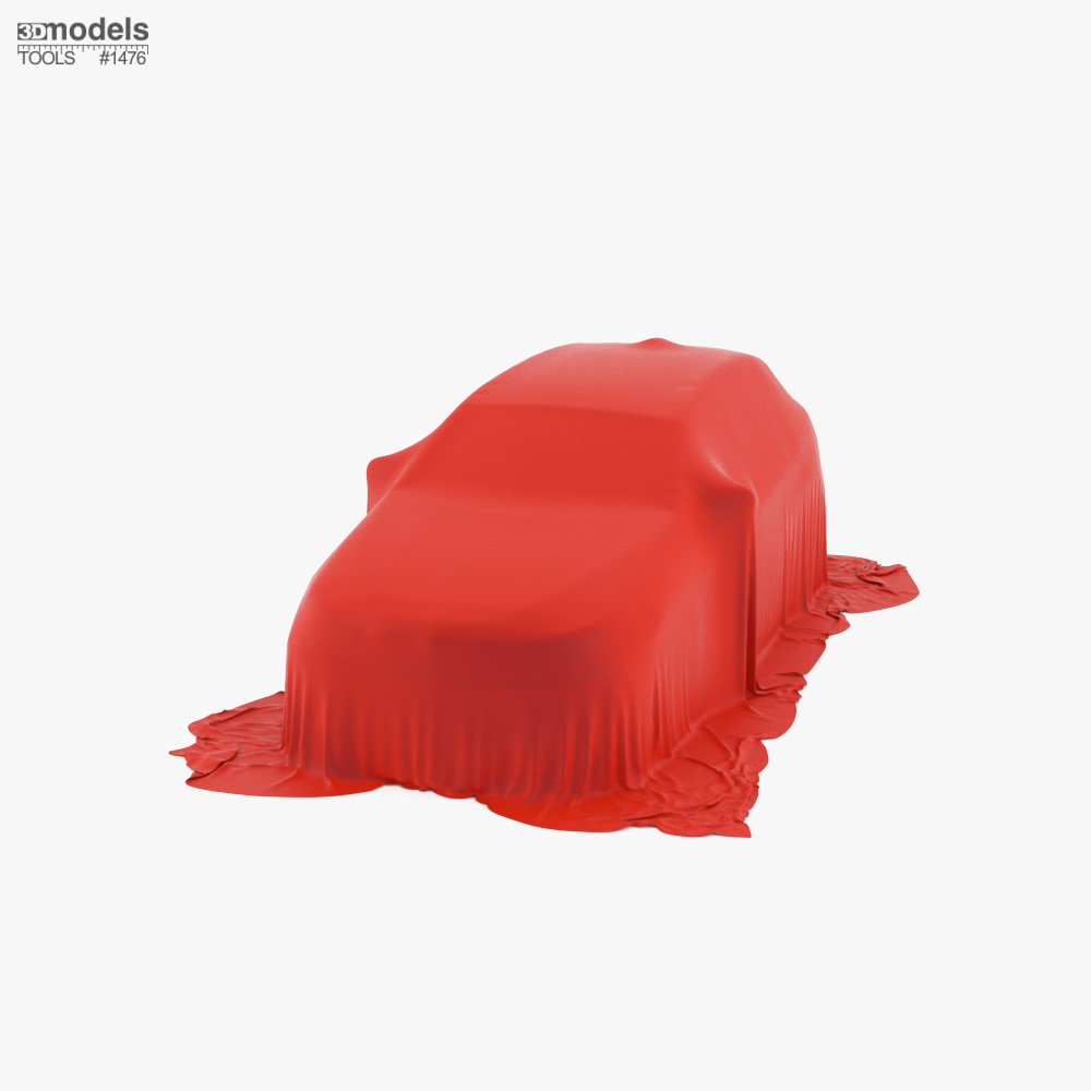 Car Cover Red Hatchback 3D model - Download Vehicle equipment on ...