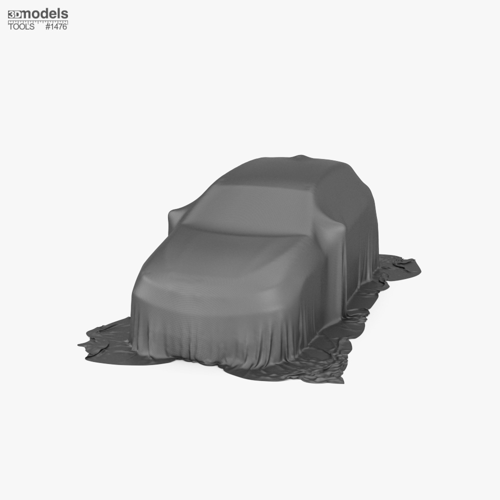 Car Cover Red Hatchback 3D model - Download Vehicle equipment on ...