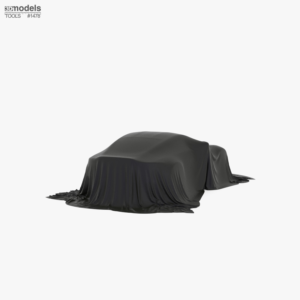 Car Cover Black Coupe 3D model - Download Vehicle equipment on 3DModels.org