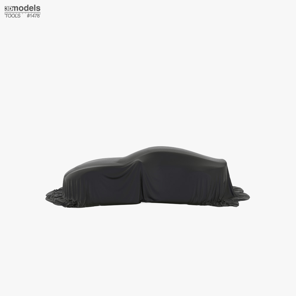Car Cover Black Coupe 3D model - Download Vehicle equipment on 3DModels.org