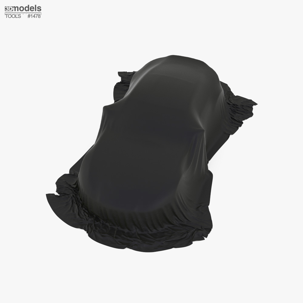 Car Cover Black Coupe 3D model - Download Vehicle equipment on 3DModels.org