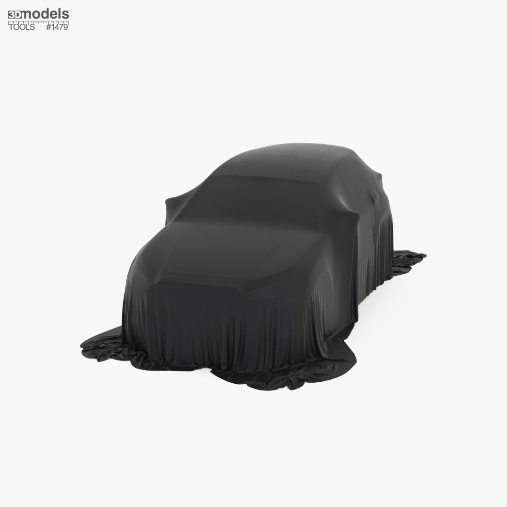 Car Cover Black Mini Suv 3D model - Download Vehicle equipment on ...