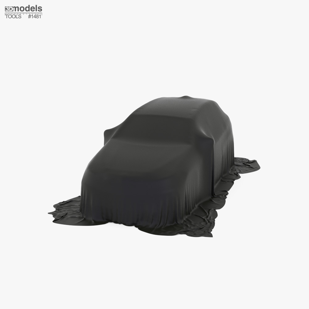 Car Cover Black Hatchback 3D model - Download Vehicle equipment on ...
